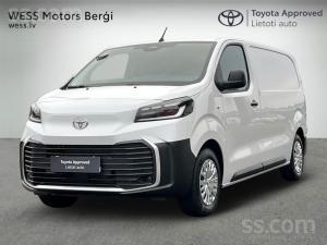 Balts Toyota Proace 2025 Rīga, ar dzinēja tilpumu 1.50 L un nobraukumu 100 tūkst. km par 32990 €, foto  vietnē AUTOMOTO.COM.LV