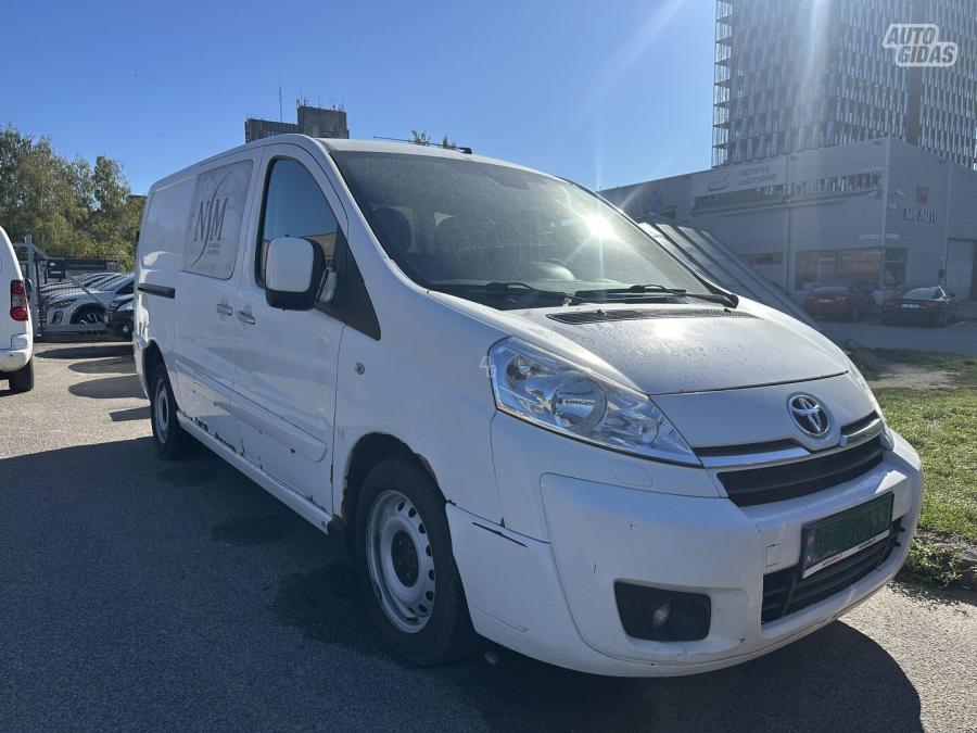 Balts Toyota Proace 2015 Viļņa, ar dzinēja tilpumu 2.00 L un nobraukumu 295 tūkst. km par 2000 €, foto 1 vietnē AUTOMOTO.COM.LV