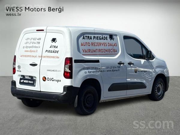 Balts Toyota Proace 2020 Rīga, ar dzinēja tilpumu 1.50 L un nobraukumu 242 tūkst. km par 6800 €, foto 2 vietnē AUTOMOTO.COM.LV