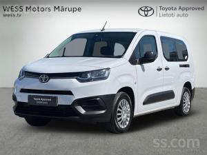 White Toyota Proace 2023 in Riga, with an engine capacity of 1.20 L and mileage of 58 thousand km for 16590 €, photo  on AUTOMOTO.COM.LV