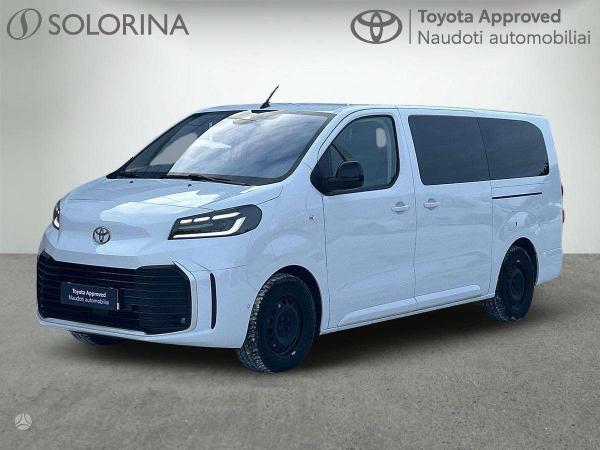 White Toyota Proace 2024 in Klaipeda, with an engine capacity of 2.00 L and mileage of 53 thousand km for 39700 €, photo 1 on AUTOMOTO.COM.LV
