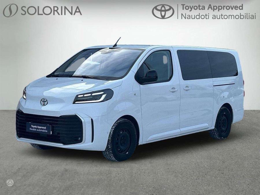 White Toyota Proace 2024 in Klaipeda, with an engine capacity of 2.00 L and mileage of 53 thousand km for 39700 €, photo 1 on AUTOMOTO.COM.LV