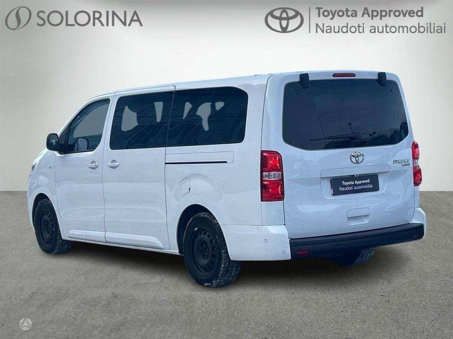 White Toyota Proace 2024 in Klaipeda, with an engine capacity of 2.00 L and mileage of 53 thousand km for 39700 €, photo 16 on AUTOMOTO.COM.LV