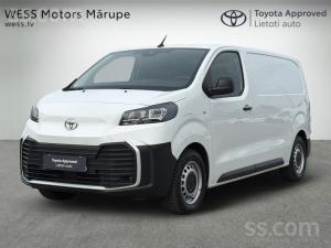 Balts Toyota Proace 2025 Rīga, ar dzinēja tilpumu 2.00 L un nobraukumu 27 tūkst. km par 34990 €, foto  vietnē AUTOMOTO.COM.LV