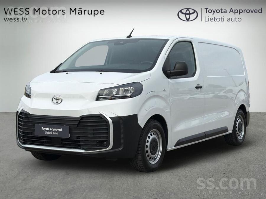 Balts Toyota Proace 2025 Rīga, ar dzinēja tilpumu 2.00 L un nobraukumu 27 tūkst. km par 34990 €, foto 1 vietnē AUTOMOTO.COM.LV
