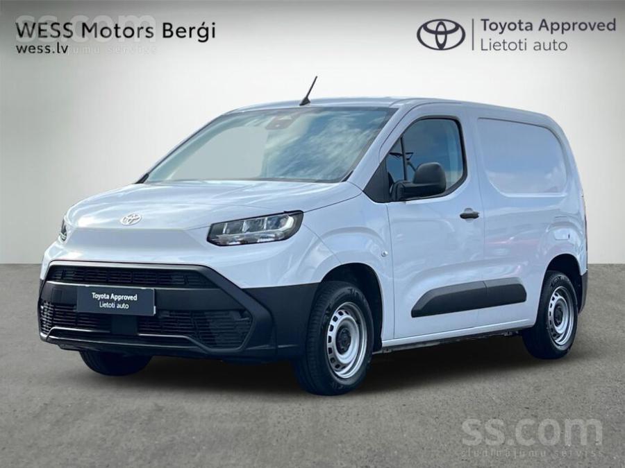 White Toyota Proace 2026 in Riga, with an engine capacity of 1.50 L and mileage of 23 thousand km for 21990 €, photo 1 on AUTOMOTO.COM.LV