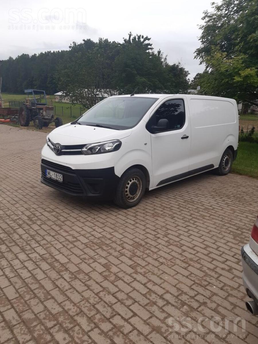 Balts Toyota Proace 2020 Rīga, ar dzinēja tilpumu 1.50 L un nobraukumu 92 tūkst. km par 9500 €, foto 1 vietnē AUTOMOTO.COM.LV