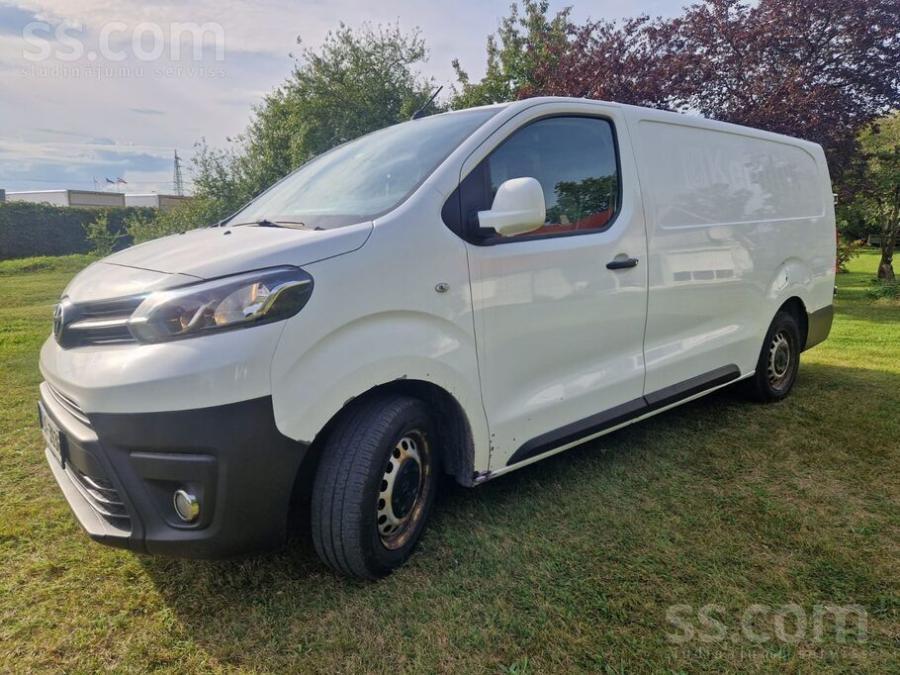 White Toyota Proace 2018 in Riga, with an engine capacity of 2.00 L and mileage of 201 thousand km for 8000 €, photo 1 on AUTOMOTO.COM.LV