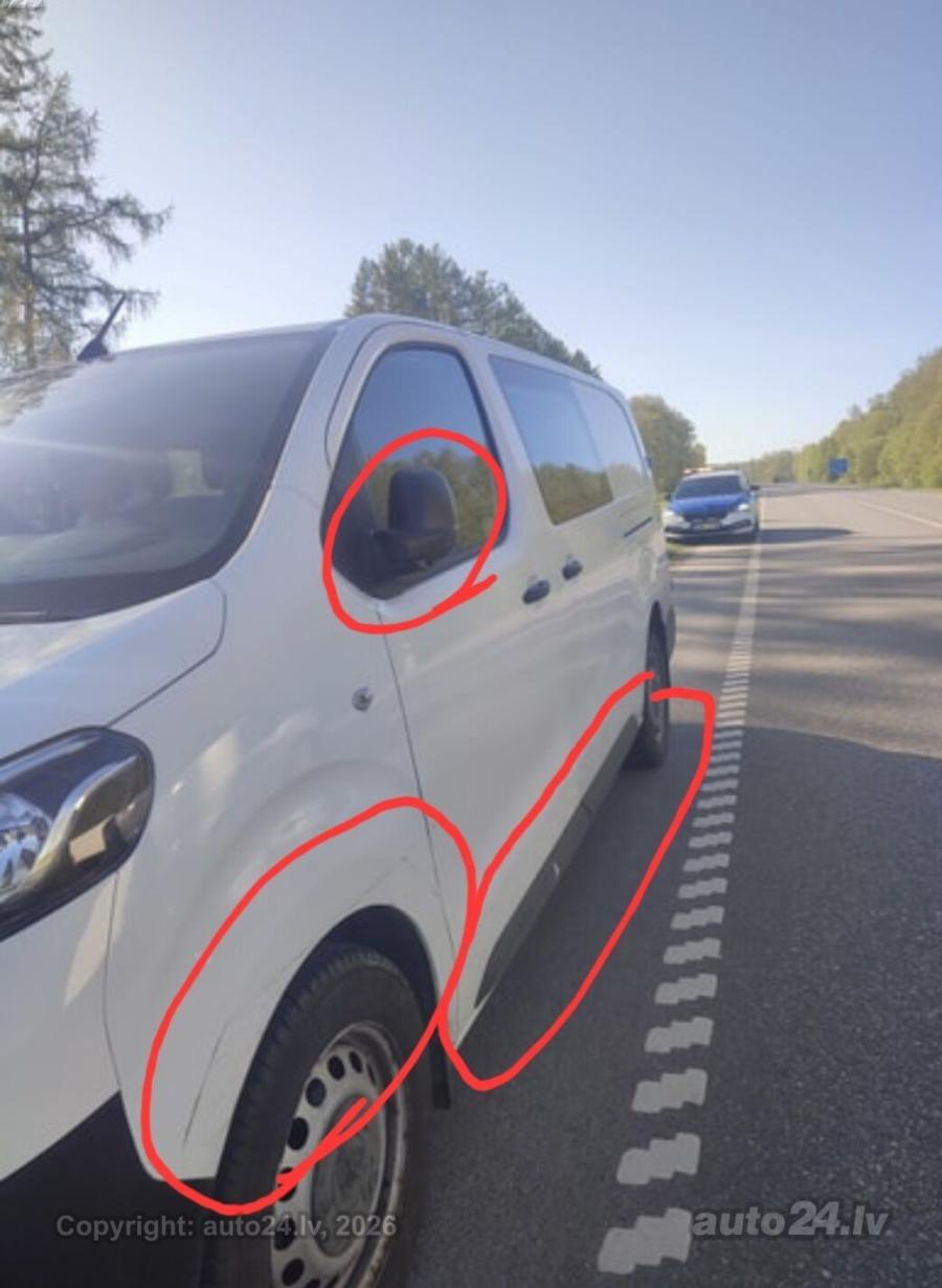 White Toyota Proace 2020 in Tallinn, with an engine capacity of 2.00 L and mileage of 82 thousand km for 24900 €, photo 13 on AUTOMOTO.COM.LV