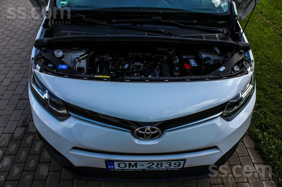 Белый Тойота Proace 2021 в Елгава, объемом двигателя 1.50 л и пробегом 268 тыс. км за 9996 €, фото 22 на AUTOMOTO.COM.LV