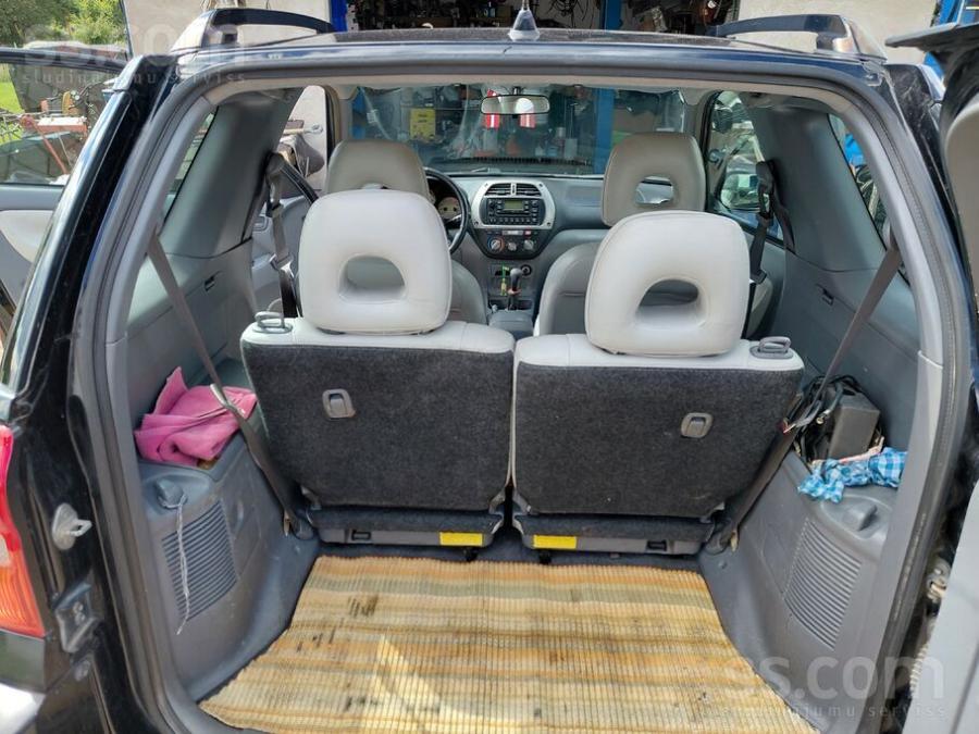 Melns Toyota RAV4 2002 Jelgava, ar dzinēja tilpumu 2.00 L un nobraukumu 325 tūkst. km par 1500 €, foto 6 vietnē AUTOMOTO.COM.LV