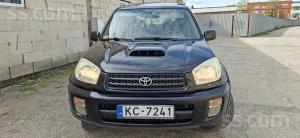 Black Toyota RAV4 2002 in Daugavpils, with an engine capacity of 2.00 L and mileage of 342 thousand km for 1550 €, photo 4 on AUTOMOTO.COM.LV