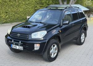 Black Toyota RAV4 2003 in Vilnius, with an engine capacity of 2.00 L and mileage of 280 thousand km for 1850 €, photo  on AUTOMOTO.COM.LV