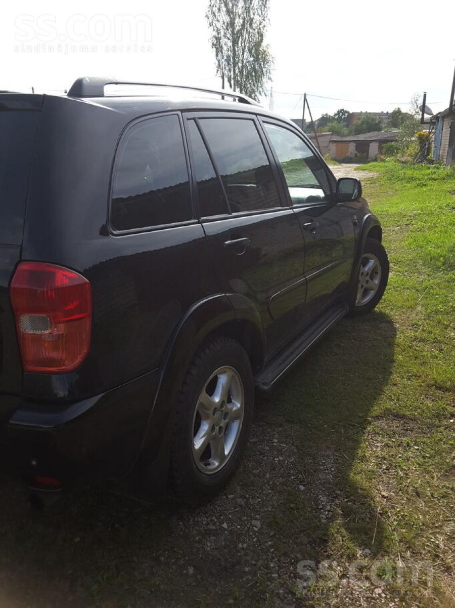 Melns Toyota RAV4 2003 Preiļi, ar dzinēja tilpumu 2.00 L un nobraukumu 0 tūkst. km par 2700 €, foto 8 vietnē AUTOMOTO.COM.LV