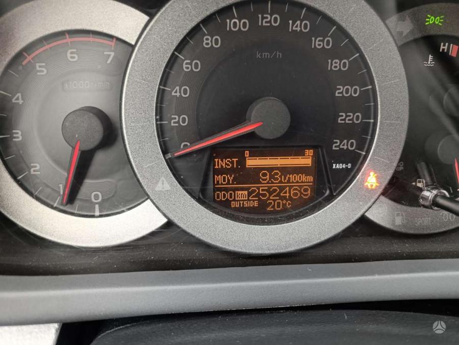 Black Toyota RAV4 2012 in Panevezys, with an engine capacity of 2.20 L and mileage of 253 thousand km for 7450 €, photo 19 on AUTOMOTO.COM.LV