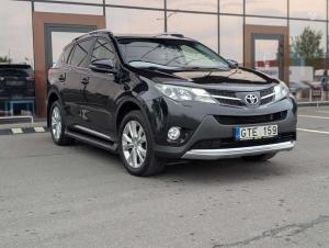 Black Toyota RAV4 2013 in Vilnius, with an engine capacity of 2.23 L and mileage of 245 thousand km for 11000 €, photo  on AUTOMOTO.COM.LV