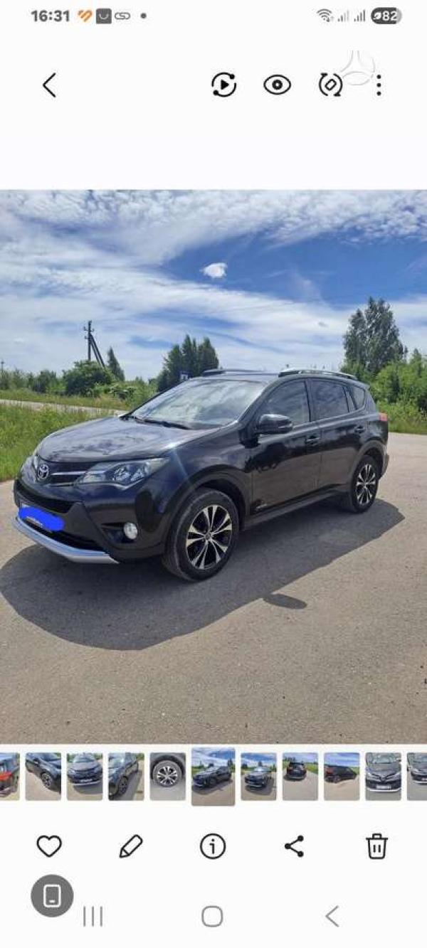Melns Toyota RAV4 2014 Tauragė, ar dzinēja tilpumu 2.00 L un nobraukumu 213 tūkst. km par 9700 €, foto 1 vietnē AUTOMOTO.COM.LV