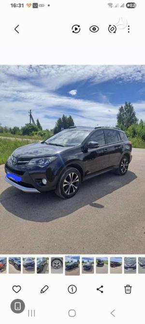 Black Toyota RAV4 2014 in Taurage, with an engine capacity of 2.00 L and mileage of 213 thousand km for 9700 €, photo  on AUTOMOTO.COM.LV
