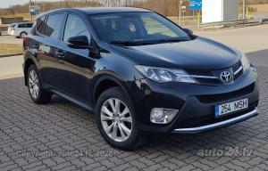 Black Toyota RAV4 2014 in Tallinn, with an engine capacity of 2.20 L and mileage of 165 thousand km for 14900 €, photo 10 on AUTOMOTO.COM.LV