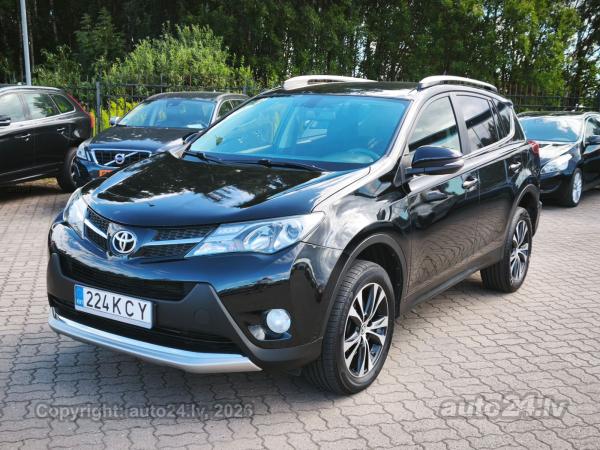 Black Toyota RAV4 2015 in Tartu, with an engine capacity of 2.20 L and mileage of 189 thousand km for 12999 €, photo 1 on AUTOMOTO.COM.LV