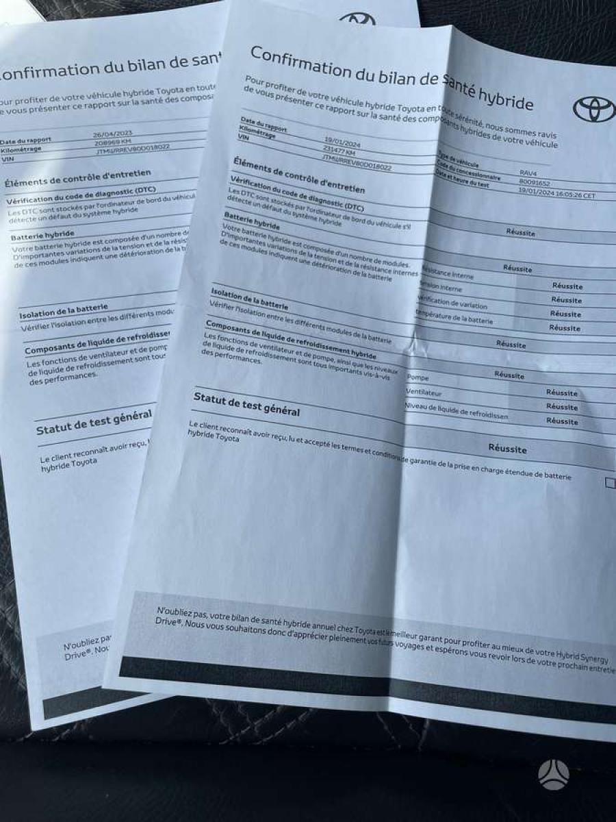 Черный Тойота РАВ 4 2016 в Вильнюс, объемом двигателя 2.50 л и пробегом 250 тыс. км за 11900 €, фото 35 на AUTOMOTO.COM.LV