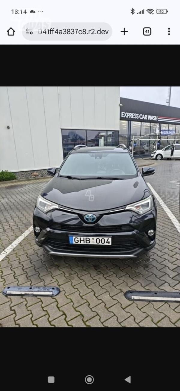 Black Toyota RAV4 2017 in Klaipeda, with an engine capacity of 2.50 L and mileage of 133 thousand km for 17950 €, photo 6 on AUTOMOTO.COM.LV