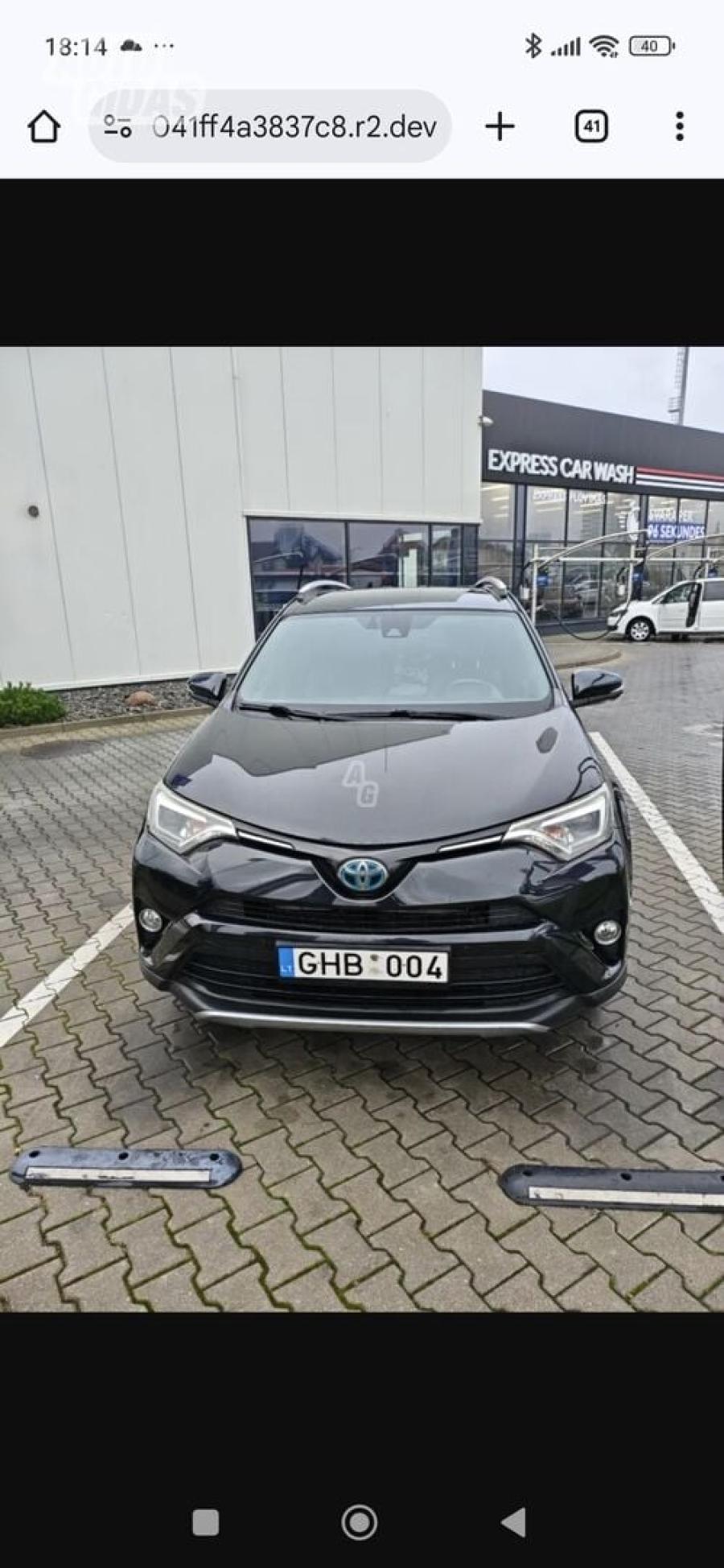 Melns Toyota RAV4 2017 Klaipėda, ar dzinēja tilpumu 2.50 L un nobraukumu 133 tūkst. km par 17950 €, foto 6 vietnē AUTOMOTO.COM.LV