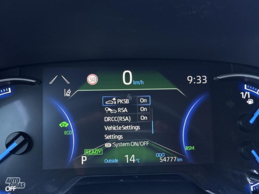 Black Toyota RAV4 2019 in Avizieniai, with an engine capacity of 2.50 L and mileage of 55 thousand km for 28500 €, photo 18 on AUTOMOTO.COM.LV