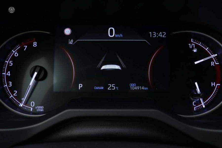 Black Toyota RAV4 2019 in Vilnius, with an engine capacity of 1.99 L and mileage of 105 thousand km for 23900 €, photo 15 on AUTOMOTO.COM.LV