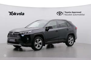 Black Toyota RAV4 2019 in Vilnius, with an engine capacity of 2.49 L and mileage of 94 thousand km for 30990 €, photo  on AUTOMOTO.COM.LV