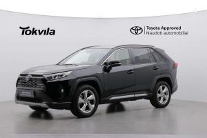 Black Toyota RAV4 2021 in Vilnius, with an engine capacity of 2.49 L and mileage of 35 thousand km for 32900 €, photo  on AUTOMOTO.COM.LV