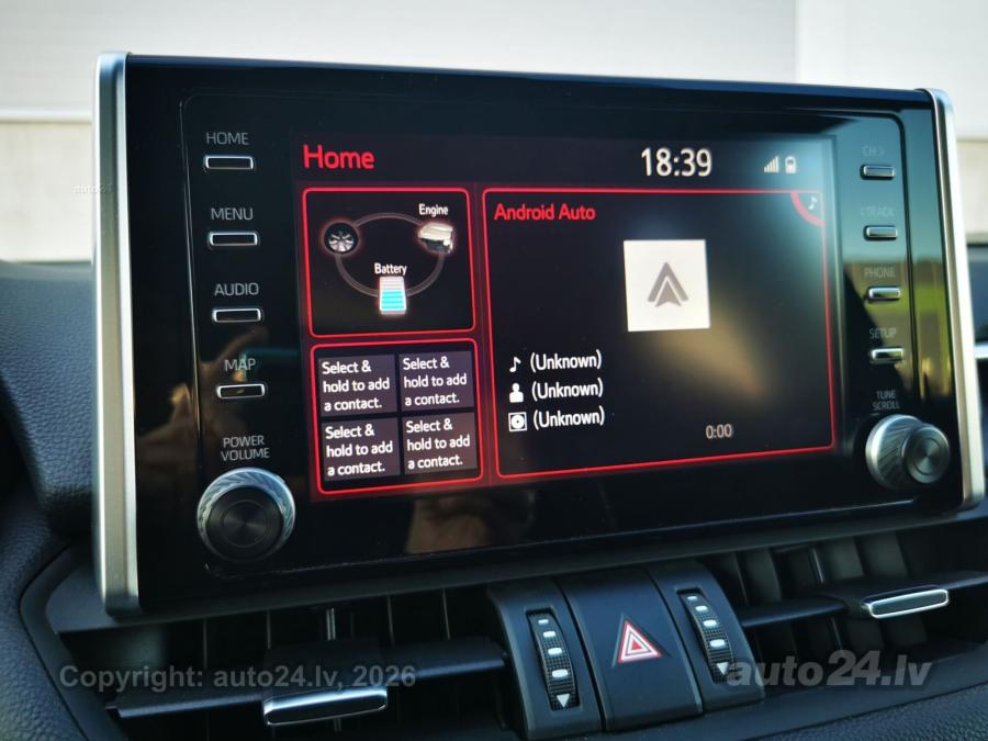 Black Toyota RAV4 2021 in Tallinn, with an engine capacity of 2.50 L and mileage of 64 thousand km for 33995 €, photo 21 on AUTOMOTO.COM.LV