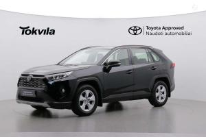 Black Toyota RAV4 2021 in Vilnius, with an engine capacity of 1.99 L and mileage of 79 thousand km for 25900 €, photo  on AUTOMOTO.COM.LV