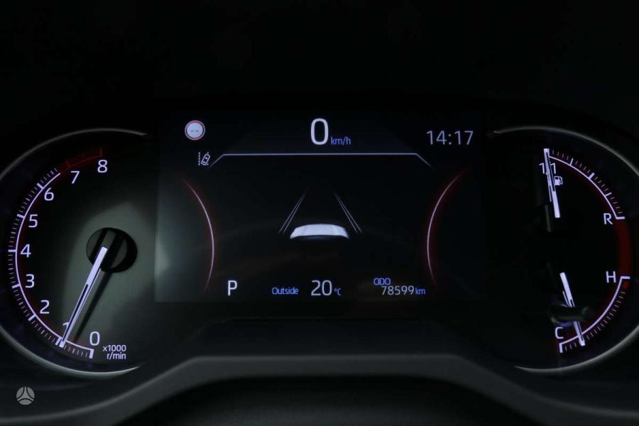 Black Toyota RAV4 2021 in Vilnius, with an engine capacity of 1.99 L and mileage of 79 thousand km for 25900 €, photo 15 on AUTOMOTO.COM.LV