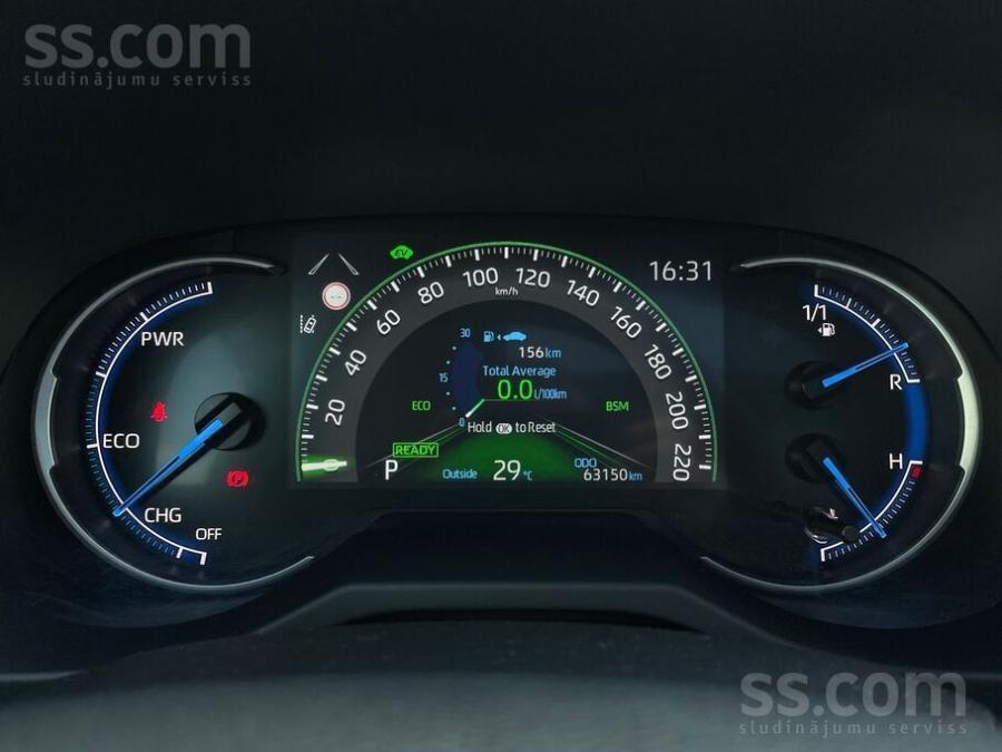 Melns Toyota RAV4 2021 Rīga, ar dzinēja tilpumu 2.50 L un nobraukumu 63 tūkst. km par 32590 €, foto 14 vietnē AUTOMOTO.COM.LV