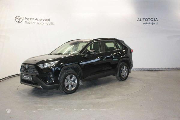 Black Toyota RAV4 2024 in Kaunas, with an engine capacity of 2.49 L and mileage of 17 thousand km for 34900 €, photo 1 on AUTOMOTO.COM.LV