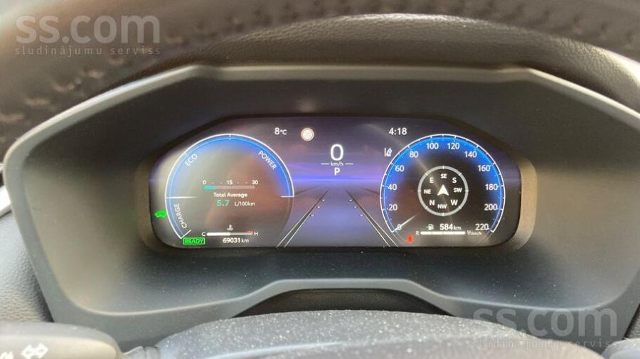 Melns Toyota RAV4 2024 Rīga, ar dzinēja tilpumu 2.50 L un nobraukumu 69 tūkst. km par 34750 €, foto 9 vietnē AUTOMOTO.COM.LV