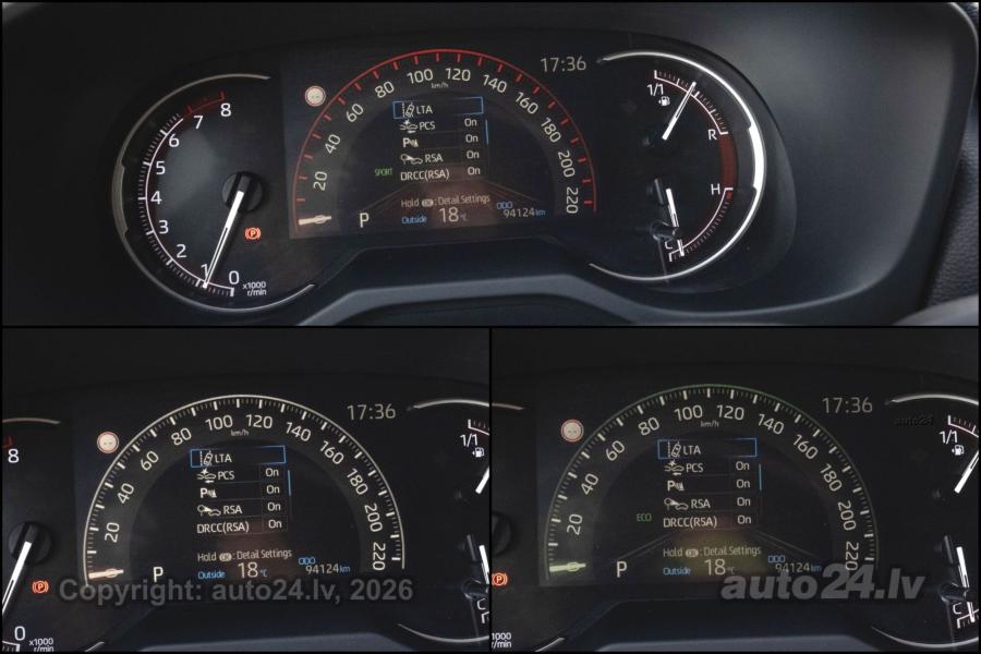 Black Toyota RAV4 2019 in Tartu, with an engine capacity of 2.00 L and mileage of 94 thousand km for 24900 €, photo 18 on AUTOMOTO.COM.LV