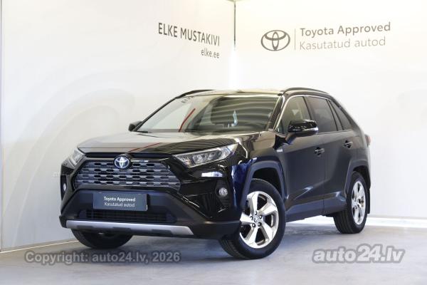 Black Toyota RAV4 2020 in Tallinn, with an engine capacity of 2.49 L and mileage of 43 thousand km for 27200 €, photo 1 on AUTOMOTO.COM.LV