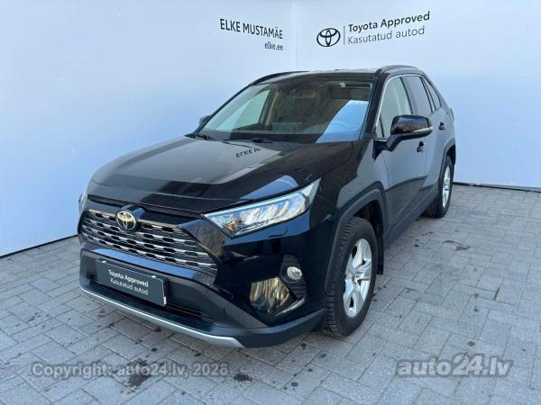 Black Toyota RAV4 2021 in Tallinn, with an engine capacity of 1.99 L and mileage of 103 thousand km for 22995 €, photo 1 on AUTOMOTO.COM.LV