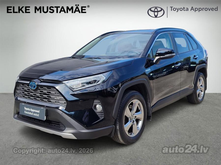 Black Toyota RAV4 2021 in Tallinn, with an engine capacity of 2.49 L and mileage of 100 thousand km for 32495 €, photo 1 on AUTOMOTO.COM.LV