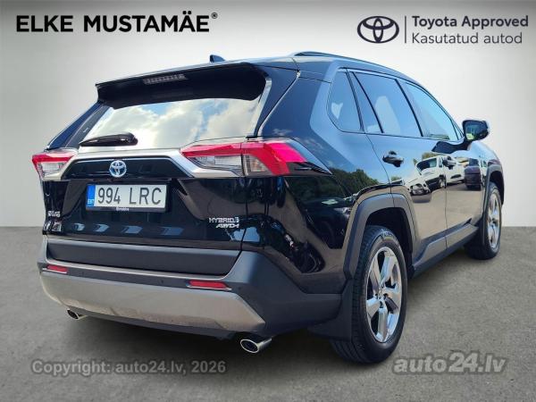 Black Toyota RAV4 2021 in Tallinn, with an engine capacity of 2.49 L and mileage of 53 thousand km for 31895 €, photo 2 on AUTOMOTO.COM.LV