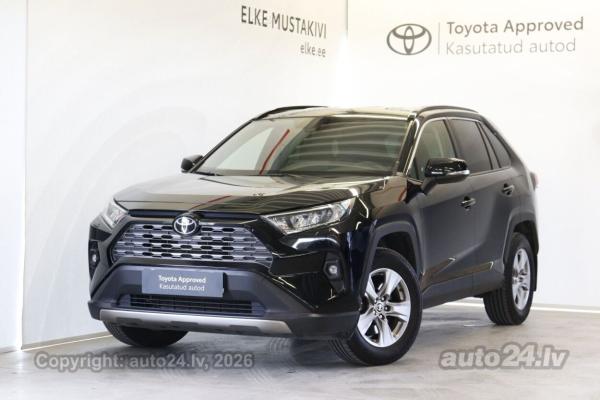 Black Toyota RAV4 2023 in Tallinn, with an engine capacity of 1.99 L and mileage of 51 thousand km for 30990 €, photo 1 on AUTOMOTO.COM.LV
