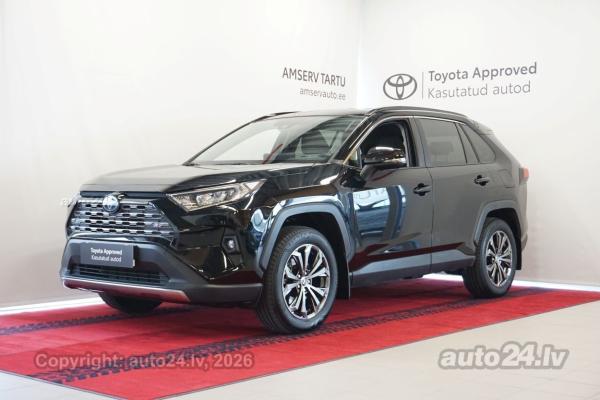 Черный Тойота РАВ 4 2024 в Тарту, объемом двигателя 2.50 л и пробегом 22 тыс. км за 37790 €, фото 1 на AUTOMOTO.COM.LV