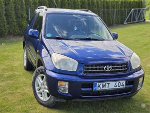Blue Toyota RAV4 2003 in Kazlu Ruda, with an engine capacity of 1.80 L and mileage of 260 thousand km for 1500 €, photo 4 on AUTOMOTO.COM.LV