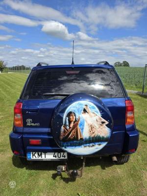 Blue Toyota RAV4 2003 in Kazlu Ruda, with an engine capacity of 1.80 L and mileage of 260 thousand km for 1500 €, photo 8 on AUTOMOTO.COM.LV