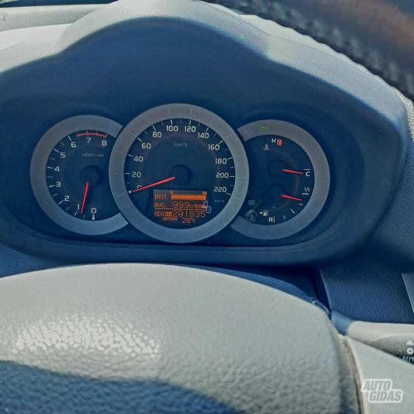 Blue Toyota RAV4 2011 in Marijampole, with an engine capacity of 2.00 L and mileage of 290 thousand km for 4800 €, photo 10 on AUTOMOTO.COM.LV