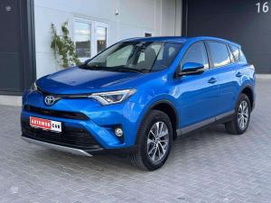 Blue Toyota RAV4 2016 in Vilnius, with an engine capacity of 2.49 L and mileage of 210 thousand km for 14950 €, photo  on AUTOMOTO.COM.LV