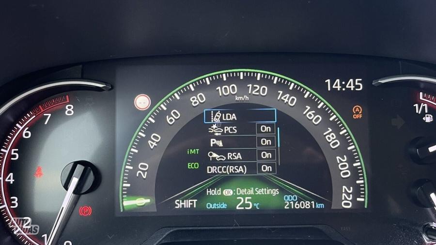 Blue Toyota RAV4 2019 in Marijampole, with an engine capacity of 2.00 L and mileage of 216 thousand km for 17900 €, photo 19 on AUTOMOTO.COM.LV
