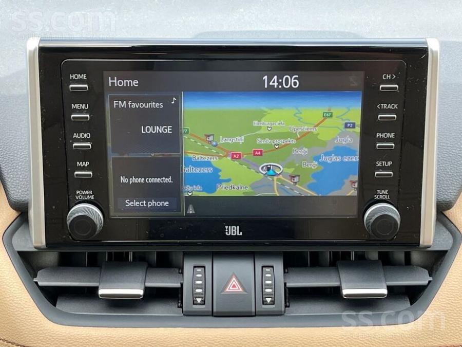 Синий Тойота РАВ 4 2019 в Рига, объемом двигателя 2.50 л и пробегом 151 тыс. км за 25990 €, фото 15 на AUTOMOTO.COM.LV